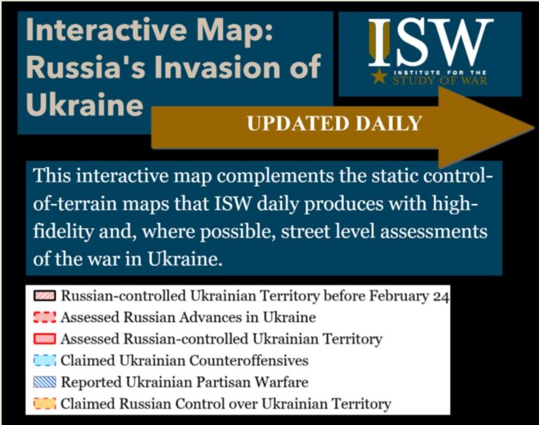 Interactive Map: Russia’s Invasion of Ukraine – Association of Geo ...