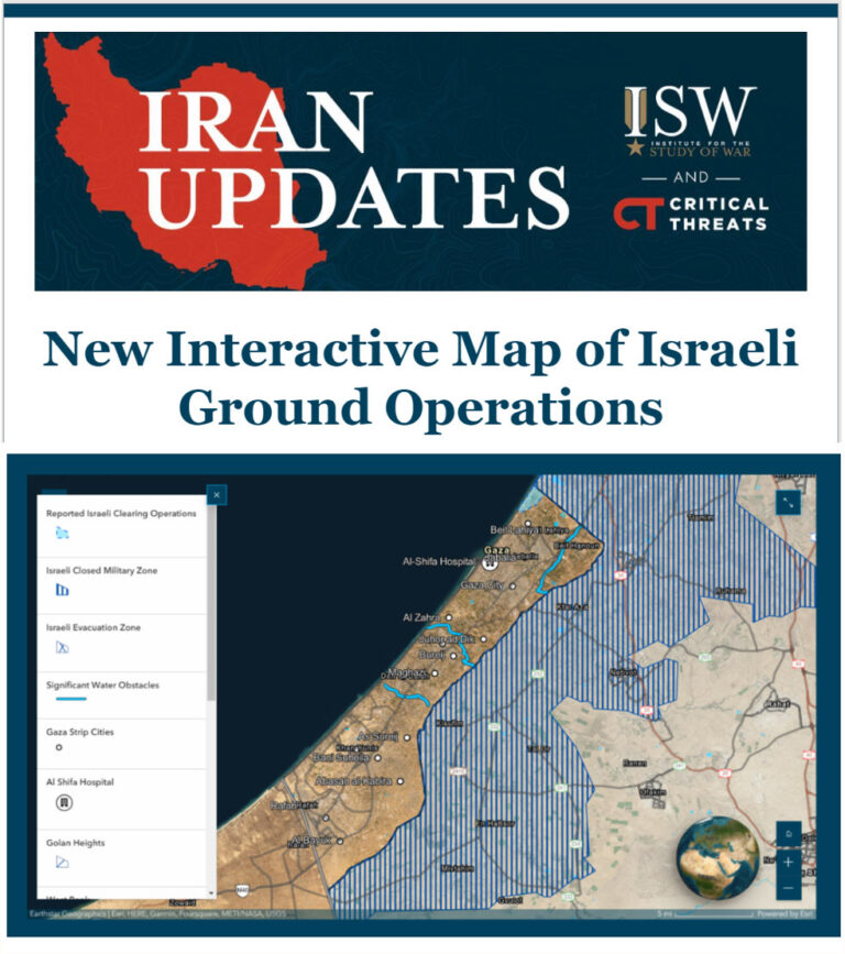 Interactive Map: Israel’s Operation in Gaza – Association of Geo ...